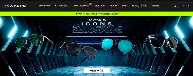 5 diseños de tiendas online para inspirarte【Ejemplos】